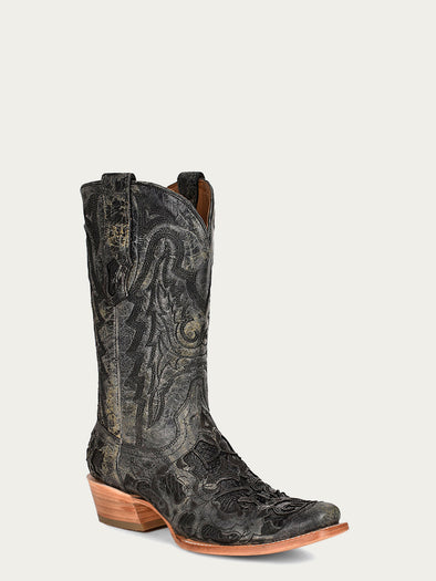 alligator boots square toe