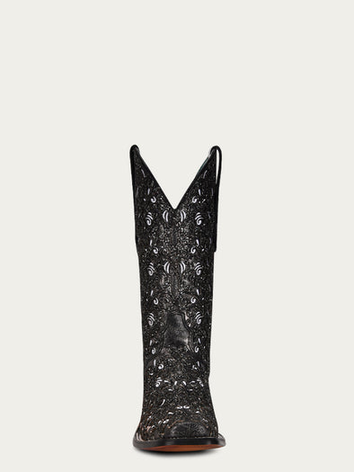 sequin shoe boots