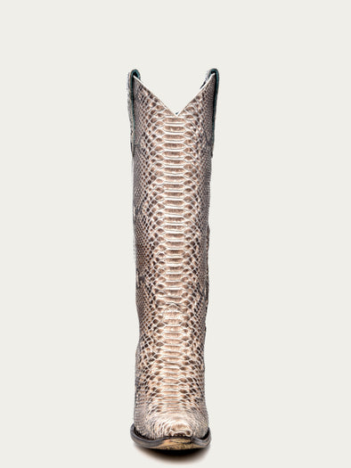 python skin boots women